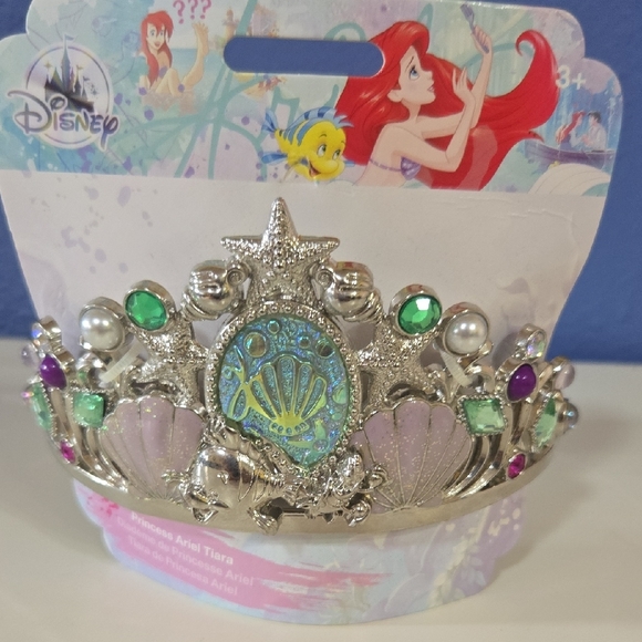 Disney | Accessories | Disney Silver And Green Hair Tiara Disney Store ...